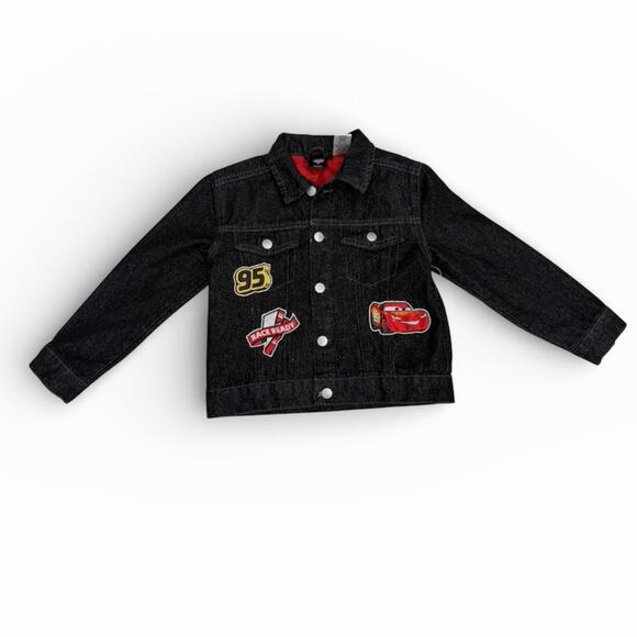 Disney | Jackets & Coats | Disney Pixar Cars Lightning Mcqueen Denim ...